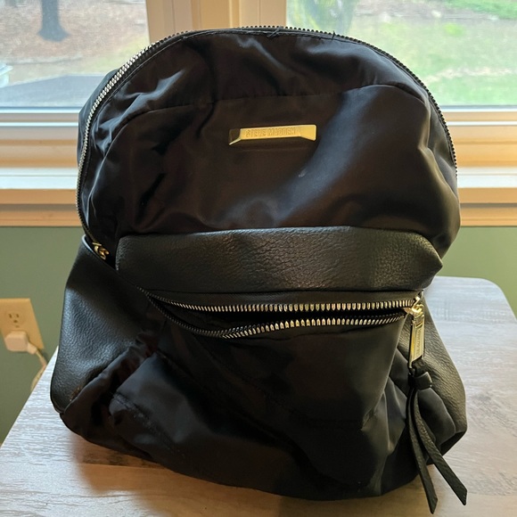 Steve Madden | Bags | Steve Madden Leather Backpack | Poshmark